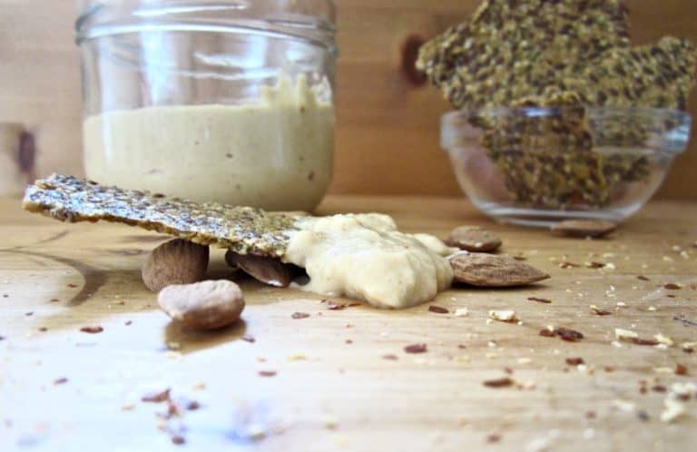 Spicy Vegan Almond Cheese Spread | Vegan Chickpea